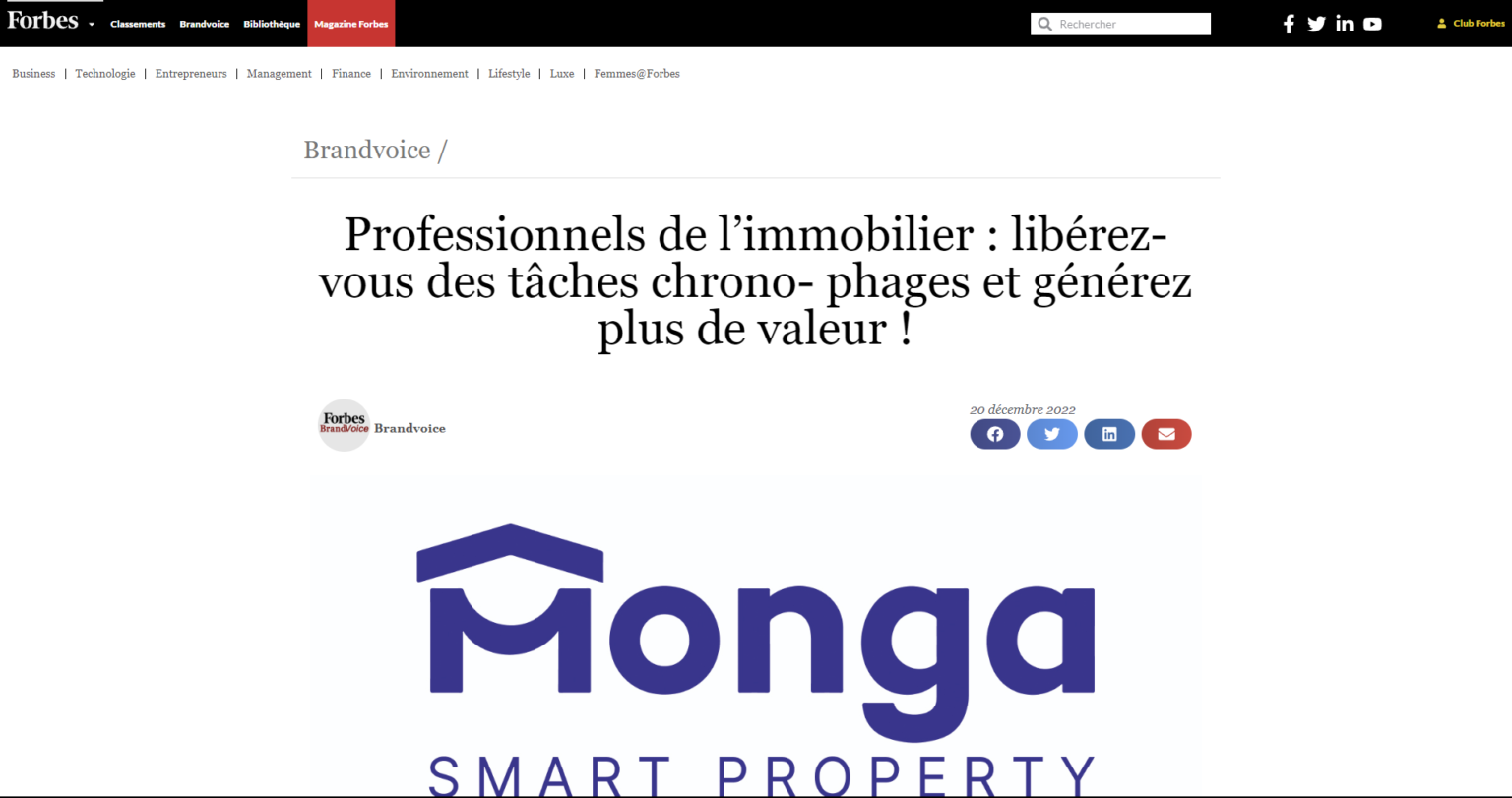 Monga : Optimisez votre gestion technique en quelques clics!